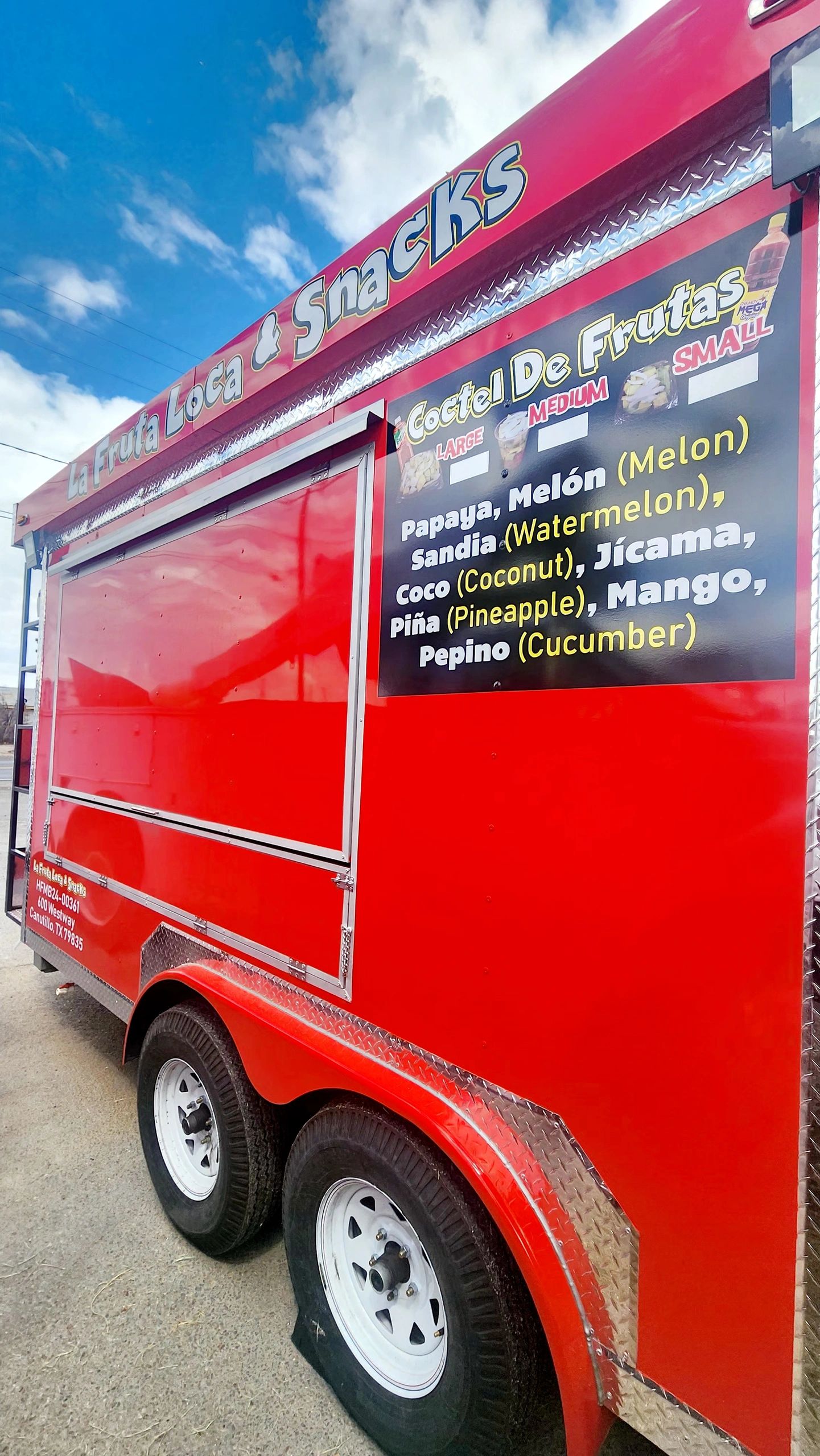 La Fruta Loca’s food trailer just got a glow-up!