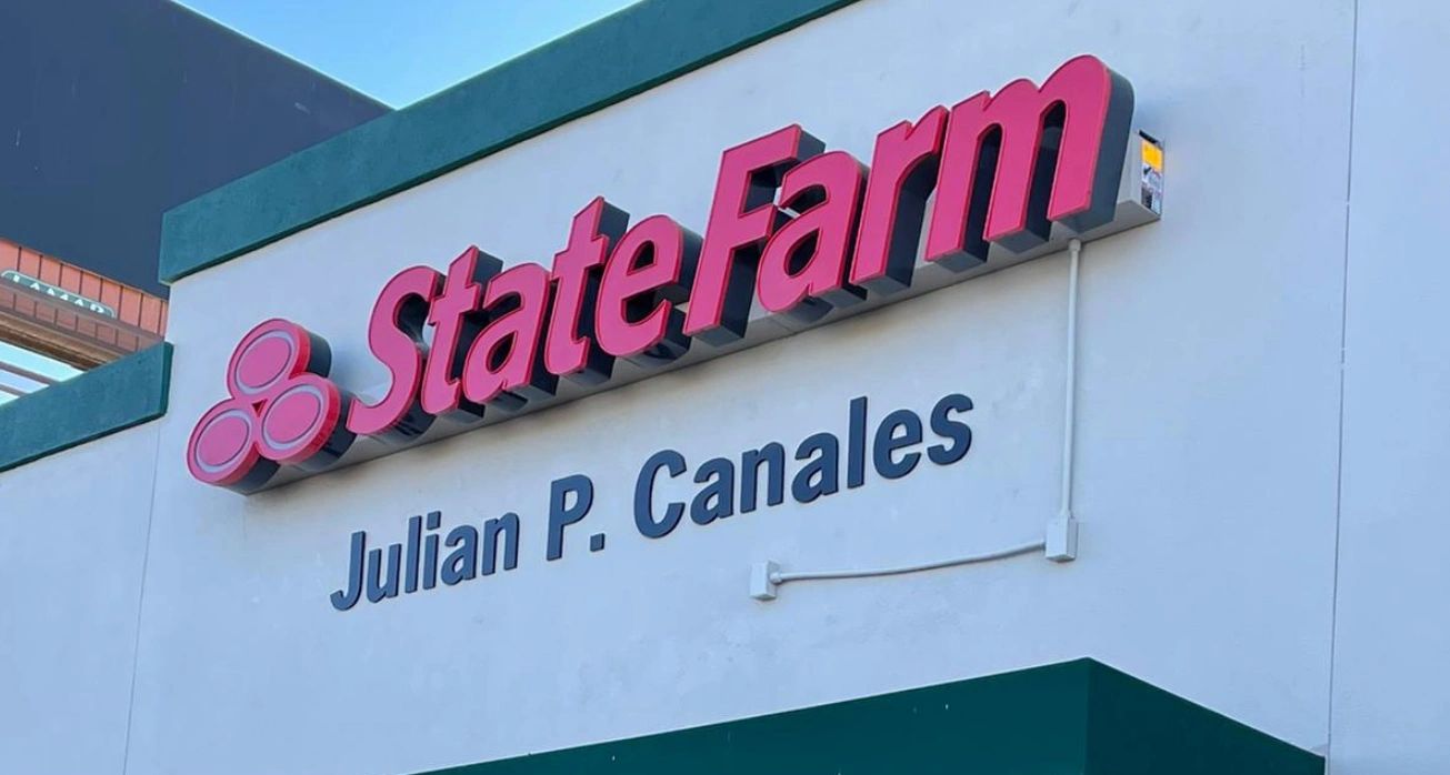 State Farm - Julian Canales - Channel Letter Sign