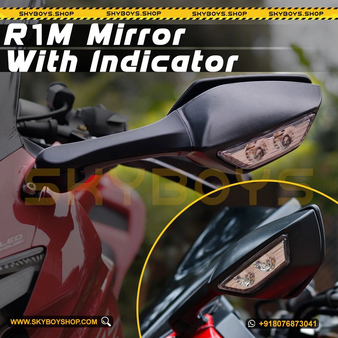 YAMAHA R1M INSPIRED PREMIUM UNIVERSAL MIRROR