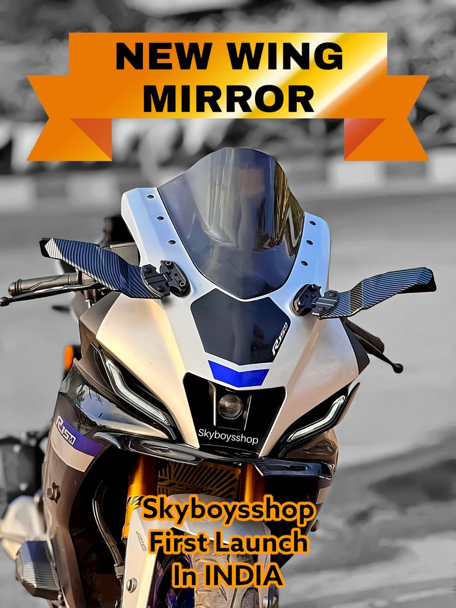 H2R mirror stealth mirror carbon fiber