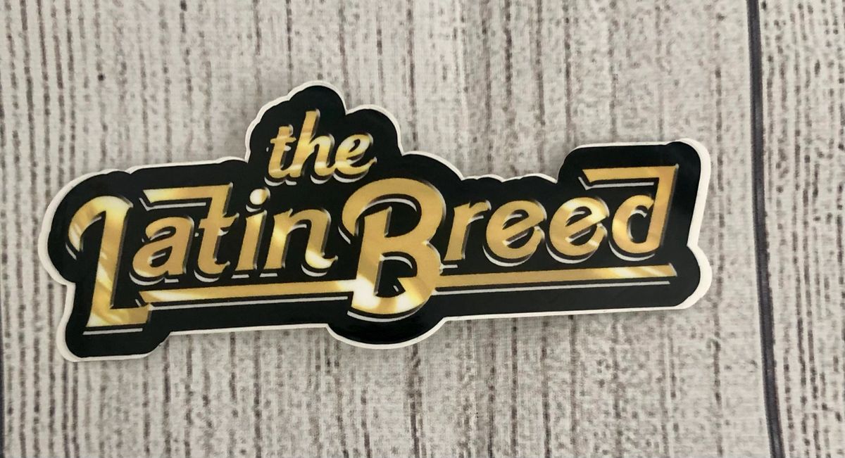 Latin Breed Logo Stickers (priced individually)