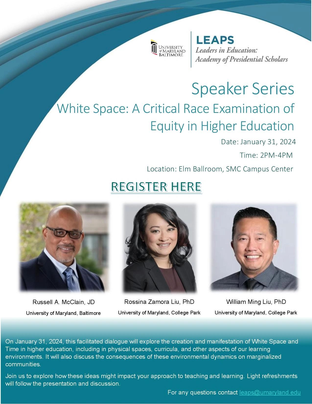 LEAPS: Speaker Series - White Space
