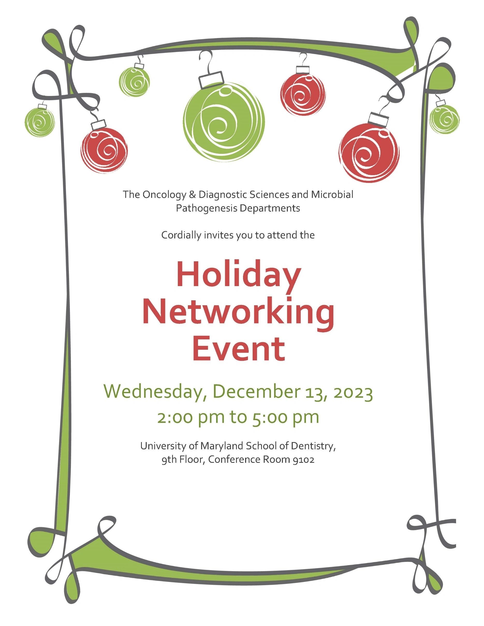 2023 Holiday Networking Event