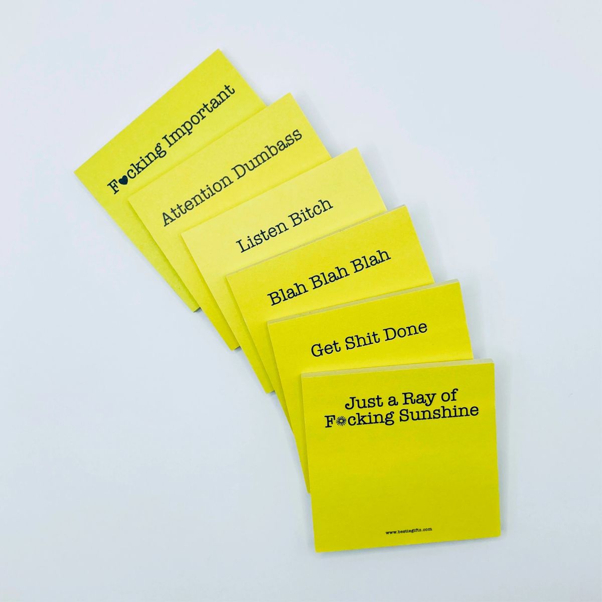 Bestie Bagz® Sassy Sticky Notes - 6 Pack