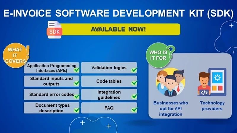 Updated e-Invoicing guidelines and software development kit Updated e-Invoicing guidelines and software development kit