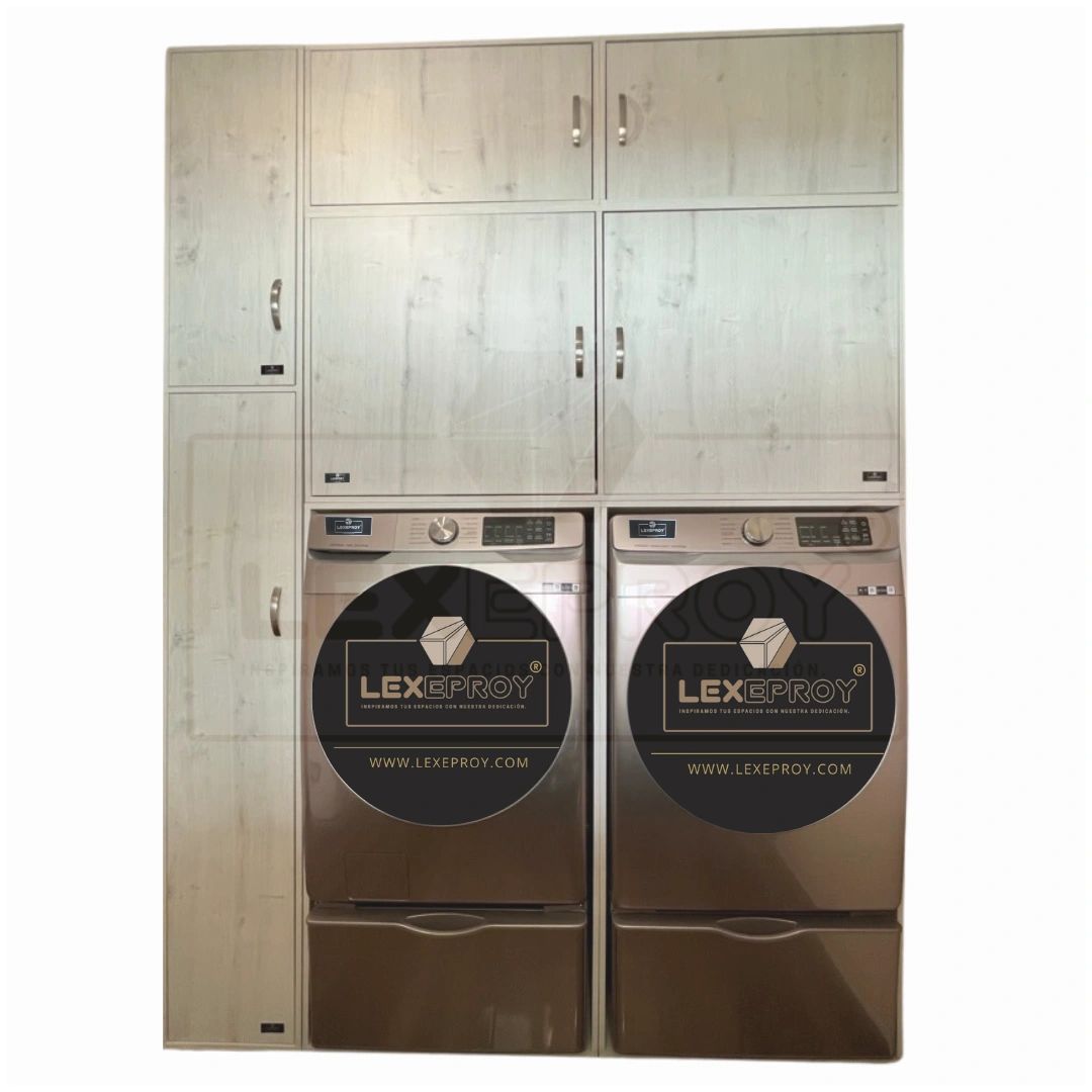 MAXI CLOSET DE LAVADO & ORGANIZADOR VERTICAL MODULAR MÓVIL_MOD.BALBOA