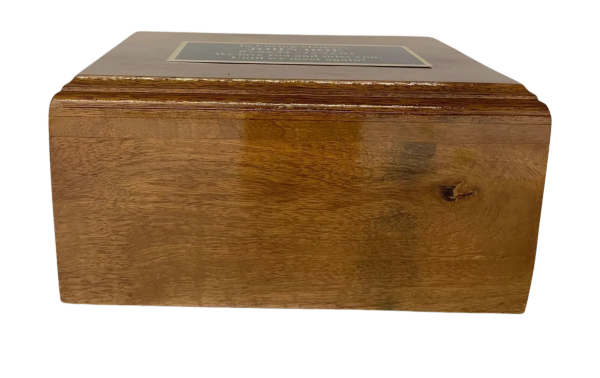 Wooden Box Cremation Urn