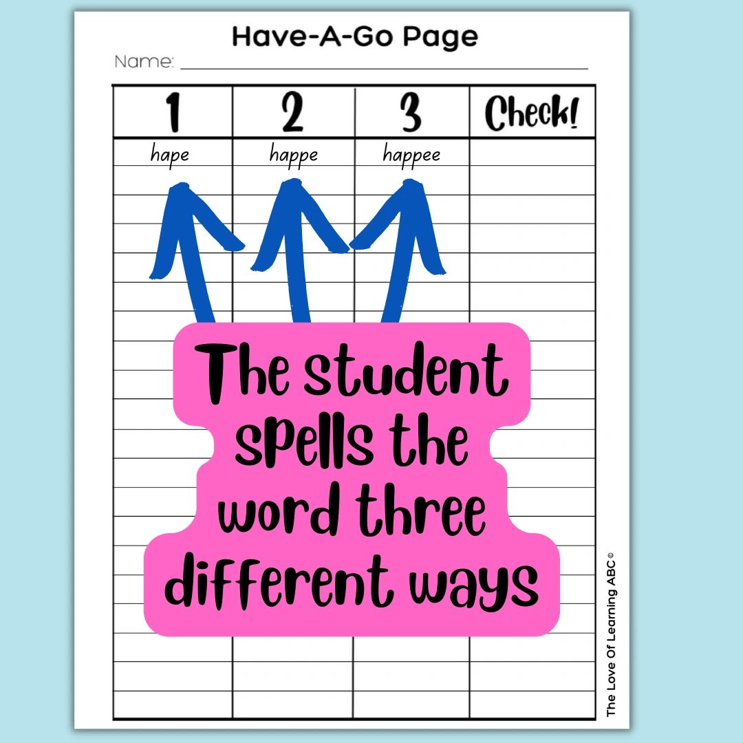 Teach Spelling Using One Easy Method!