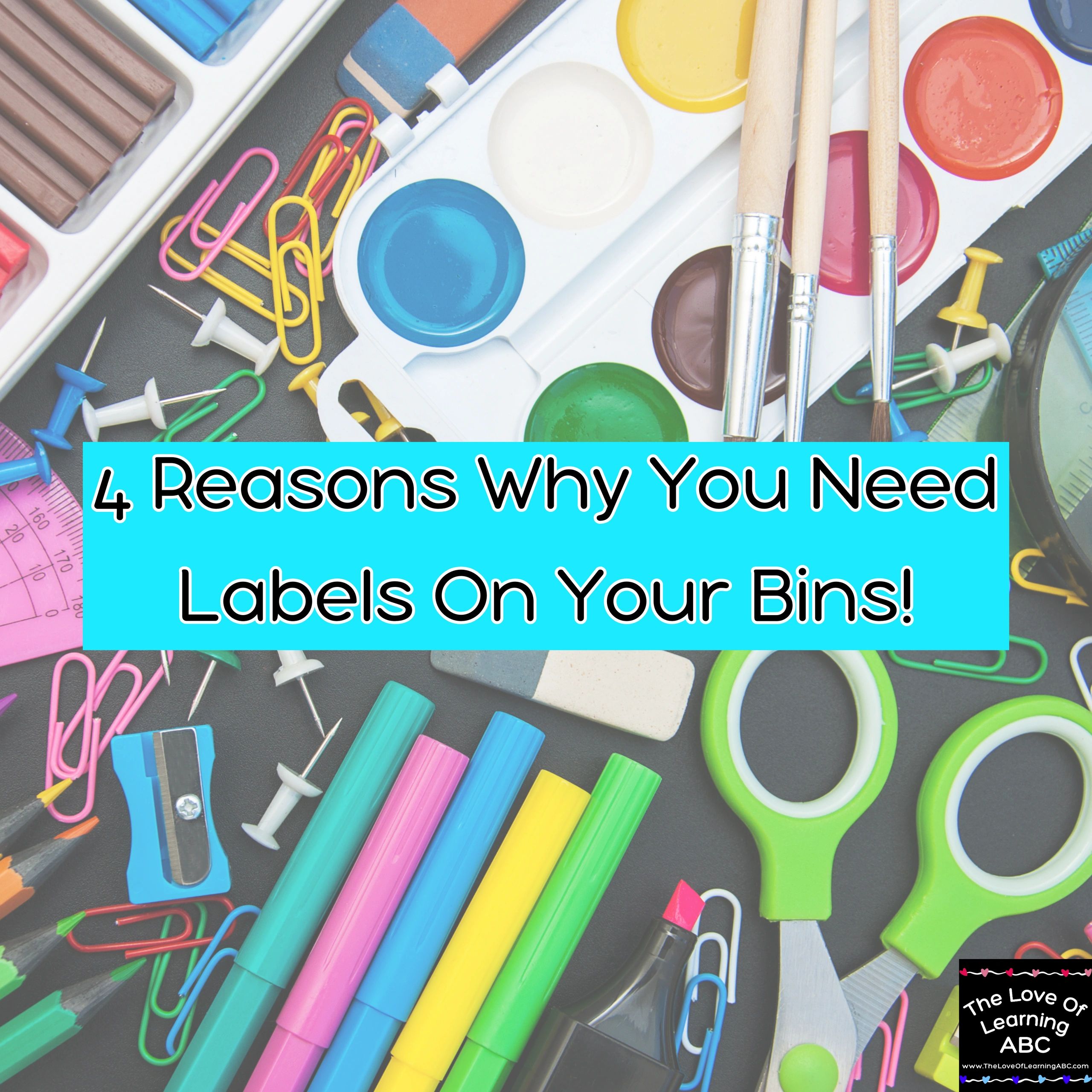 4 Reasons Why You Need Labels In Your Elementary School Classroom