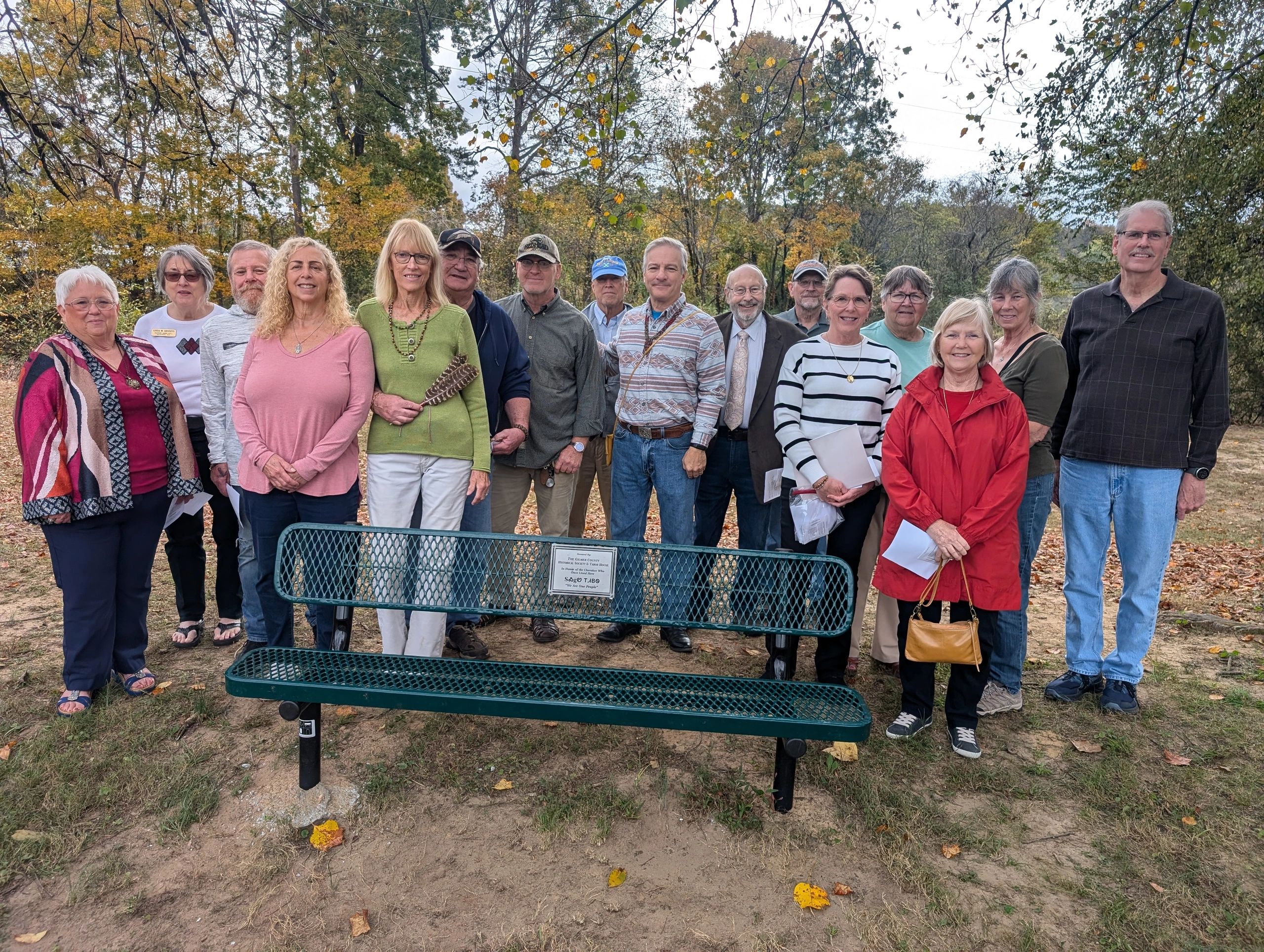 Cherokee Bench Dedication