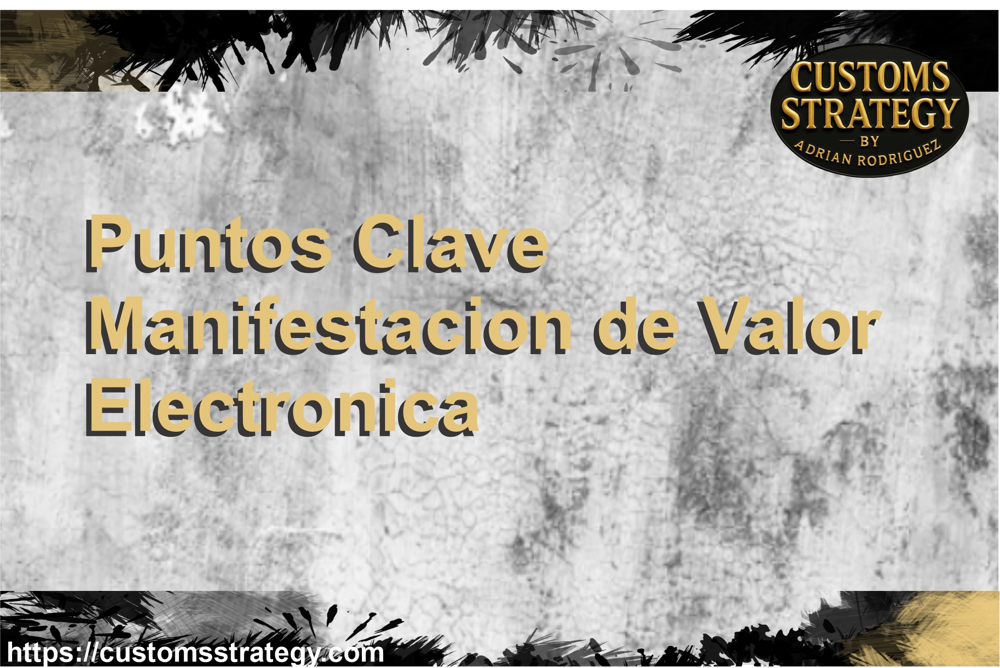 Puntos clave Manifestación de Valor Electrónica