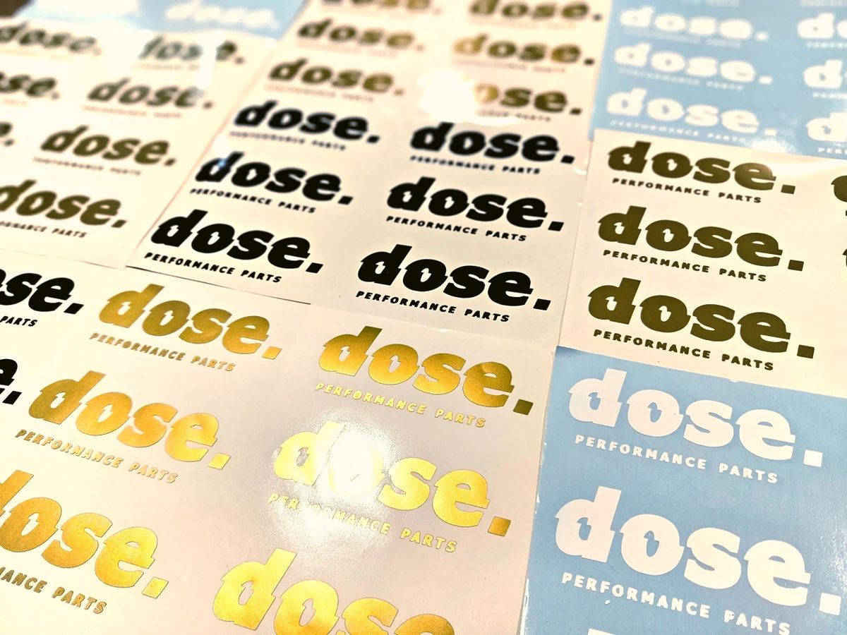 Dose sticker. (130mm)