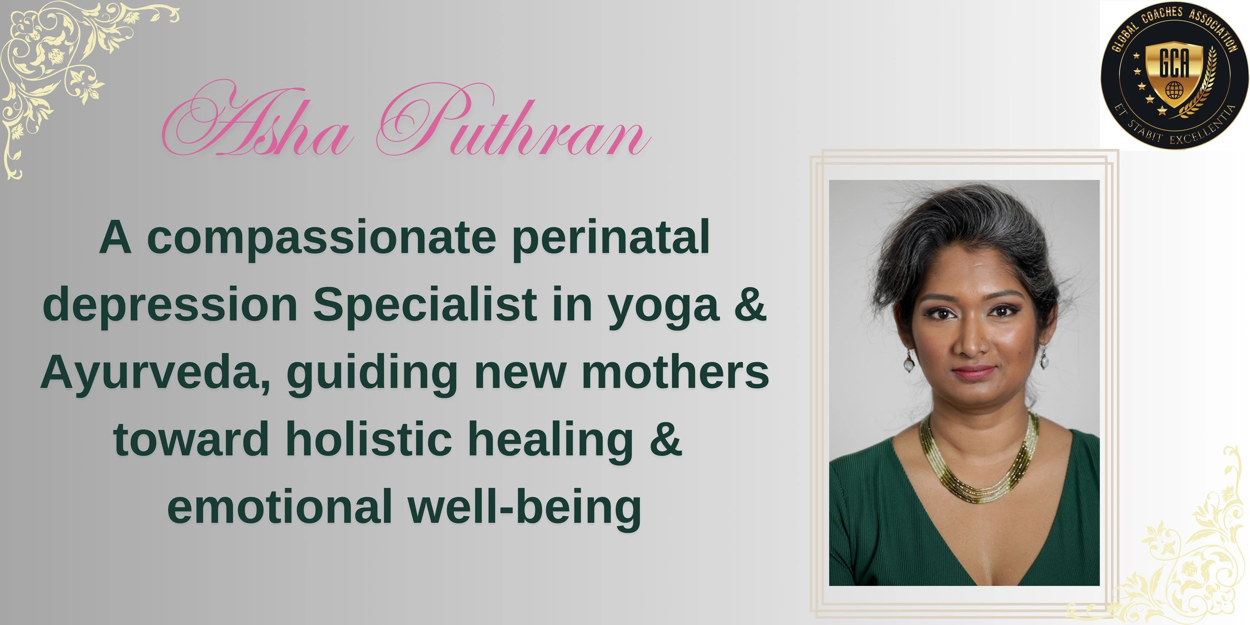 Asha Puthran: Perinatal wellness coach