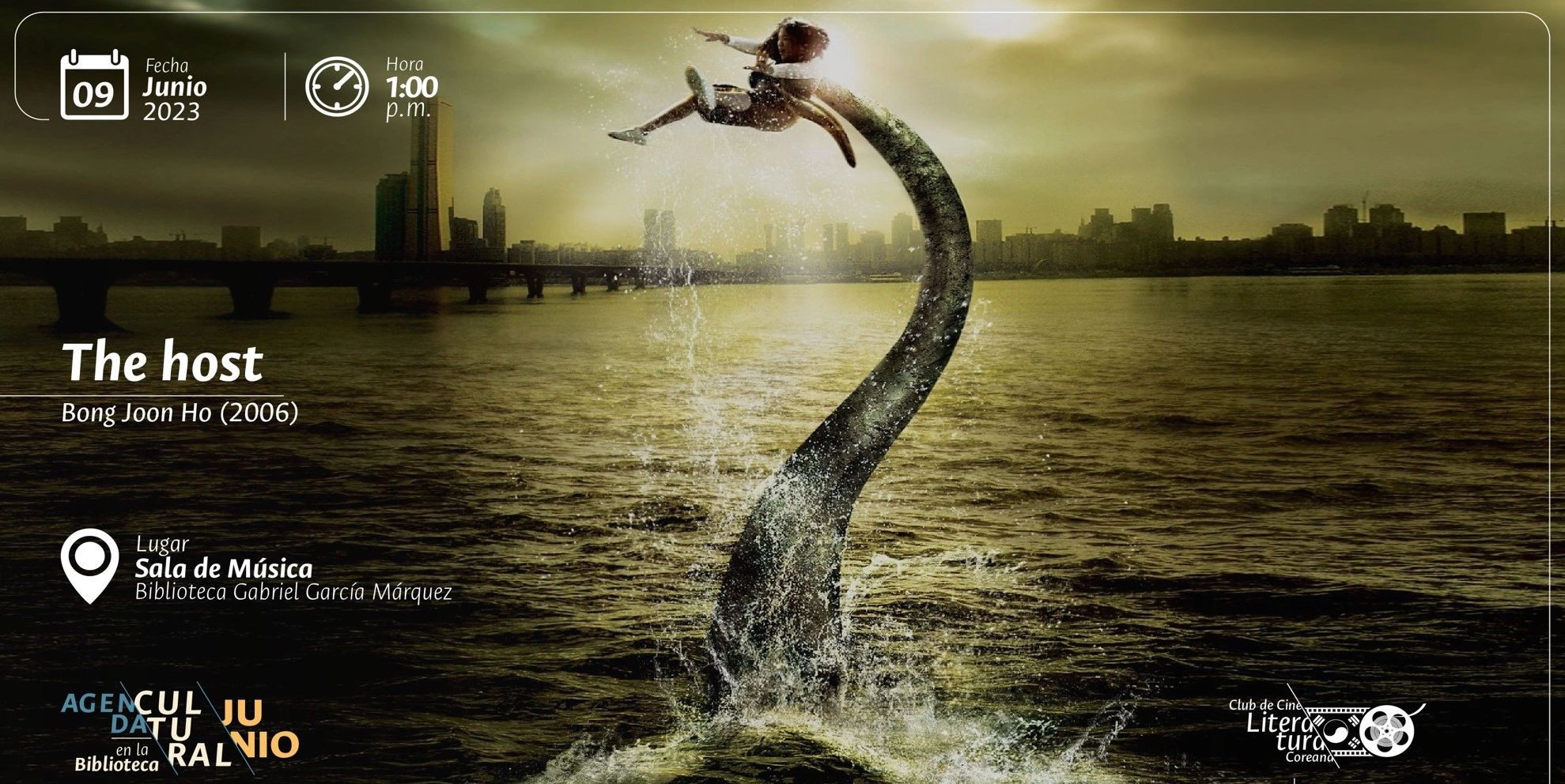 Club de Cine y Literatura Coreana: The host - Bong Joon Ho