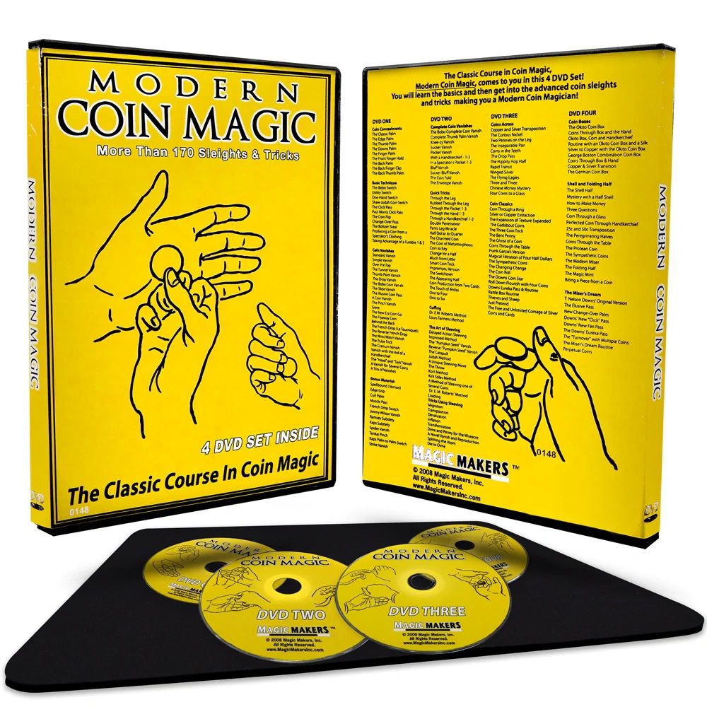 MODERN COIN MAGIC (4 DVD SET)