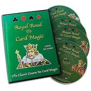 ROYAL ROAD TO CARD MAGIC (4 DVD SET)