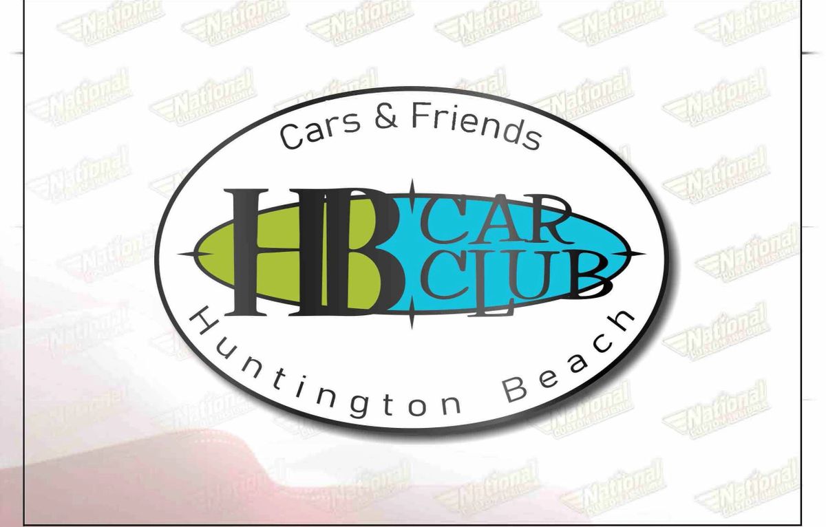 HB Car Club Logo Pins