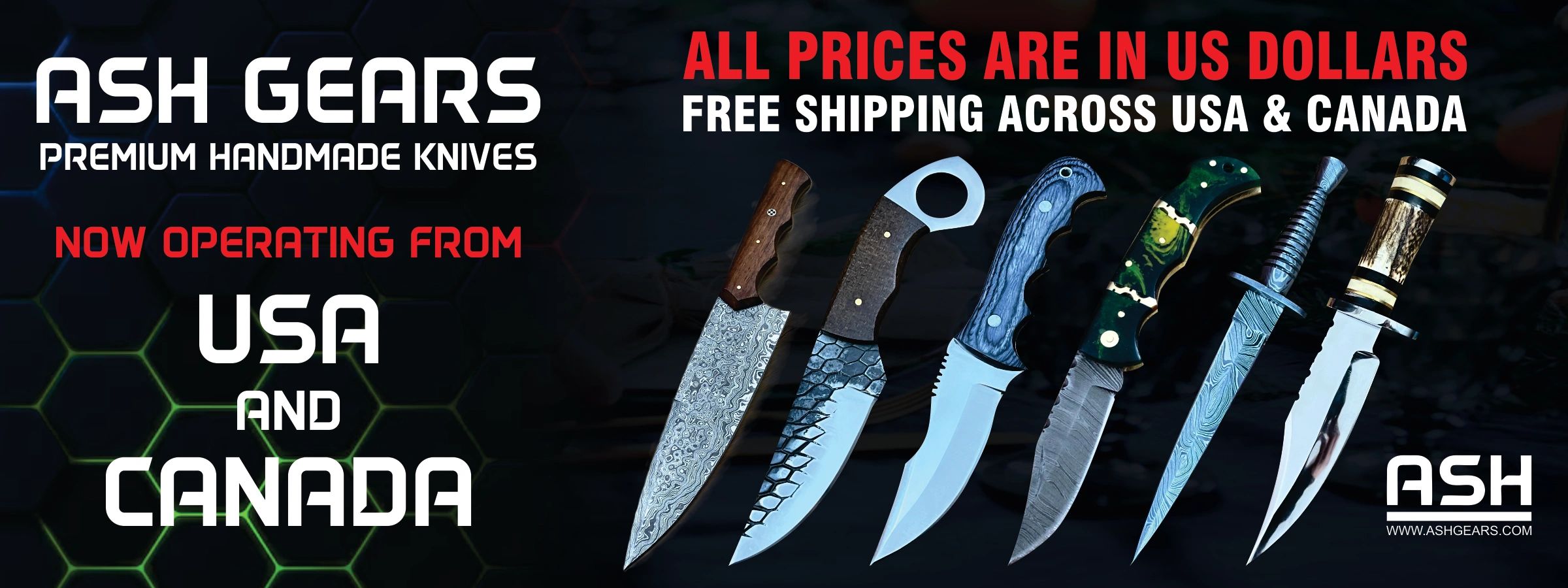 Ash Gears - Handmade Knives - Home