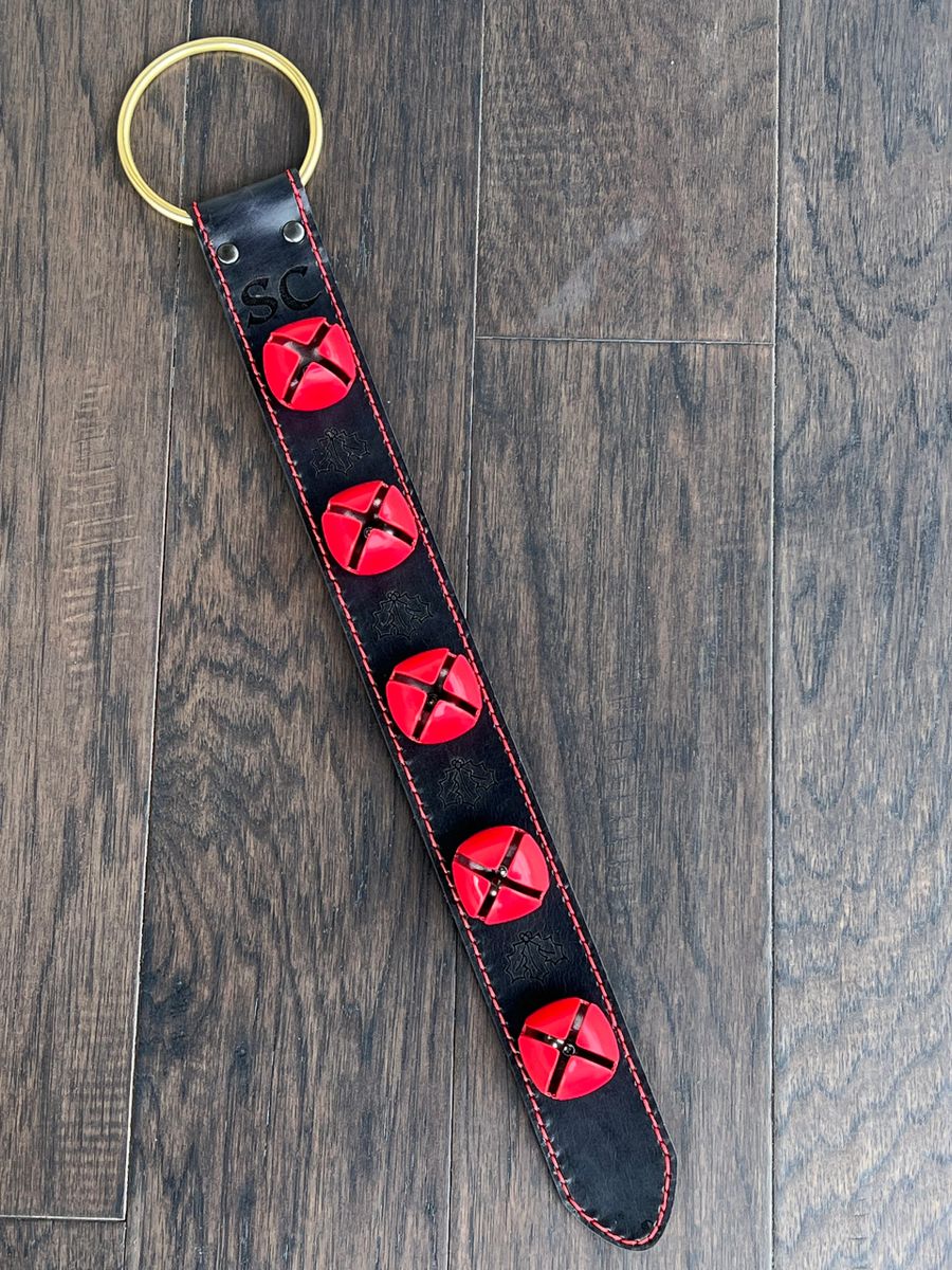 Leather Sleigh Bell Strap.