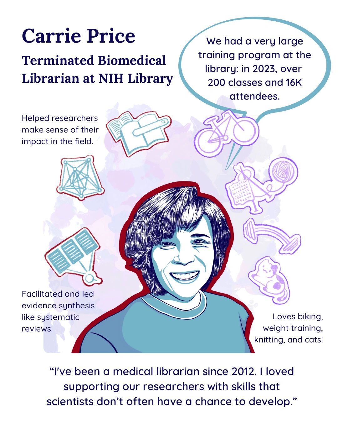 Carrie Price, Librarian