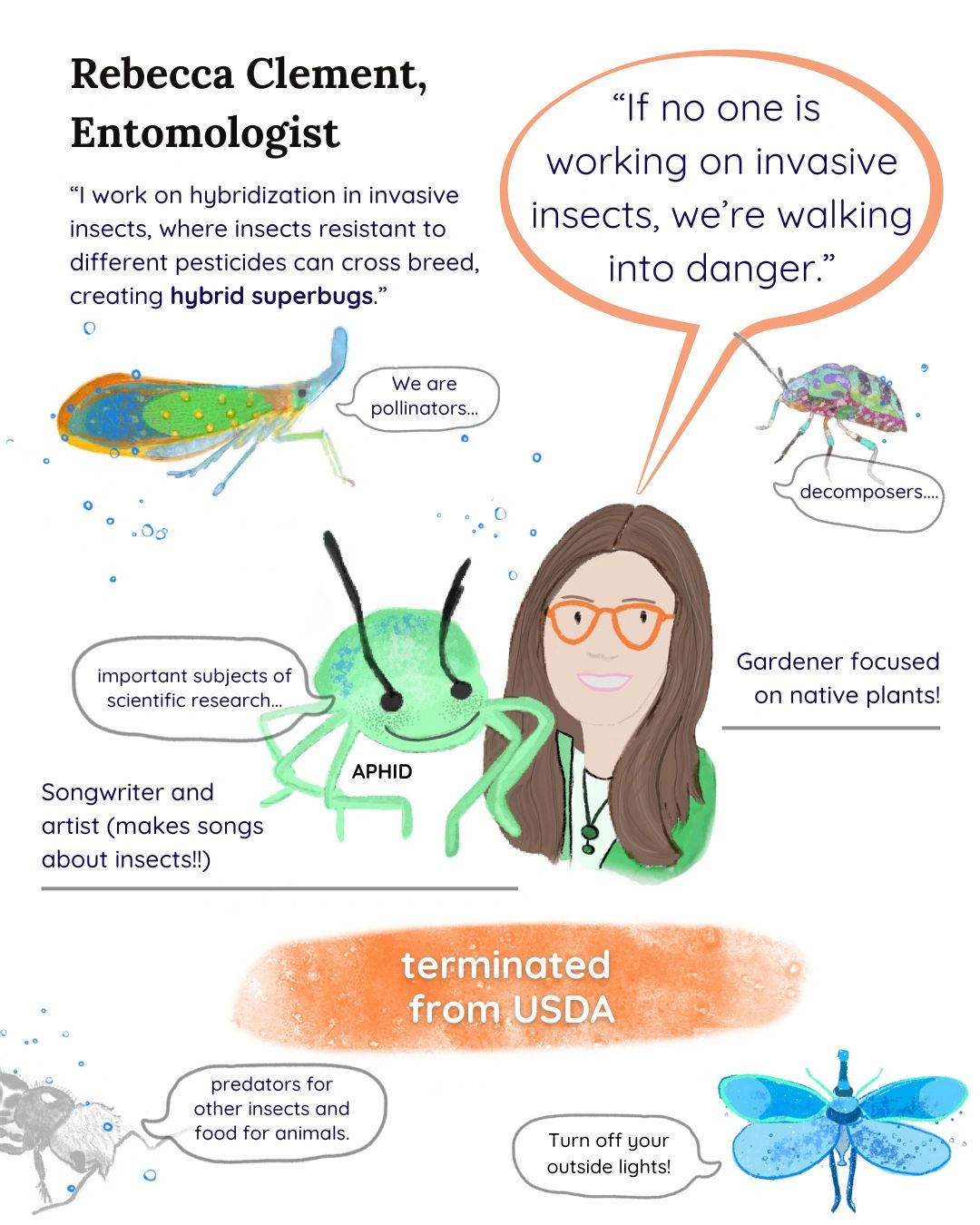 Dr. Rebecca Clement, Entomologist