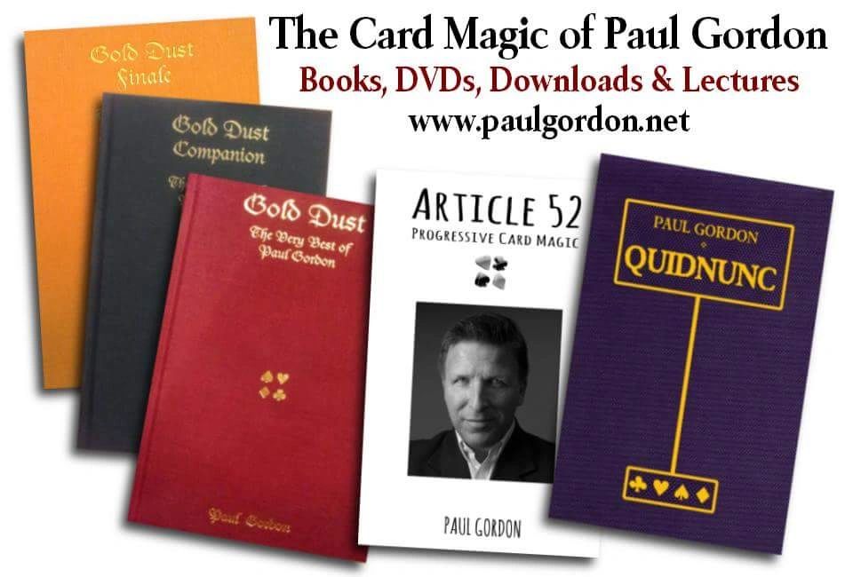 Paul Gordon Magic - Magic Books, DVDs, Downloads, Lectures and Entertainer