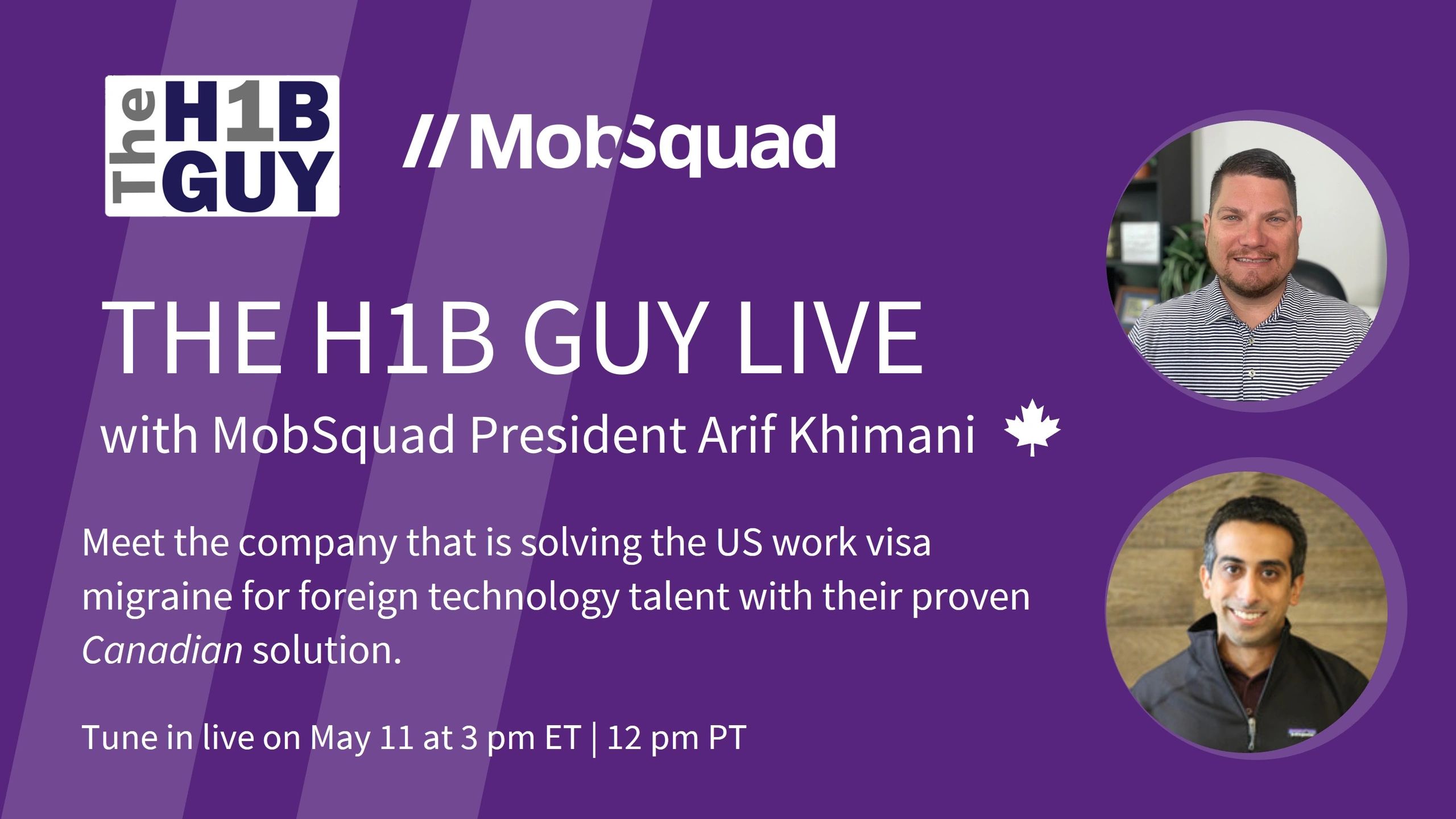 The H1B Guy Live with MobSquad President Arif Khimani