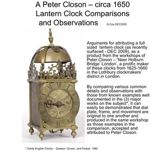 Early Antique Clock Restorations - Sales and Services - Home