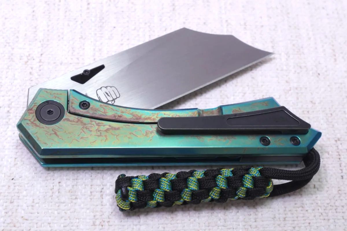 Something Obscene Co. Lek: Polished and anodized green then given a ...