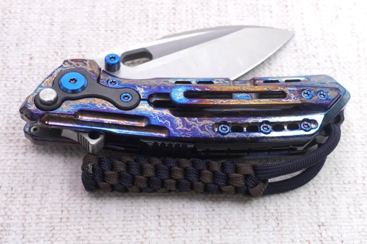 Reate T6000: Custom polished and super storm finished. Pocket clip ...
