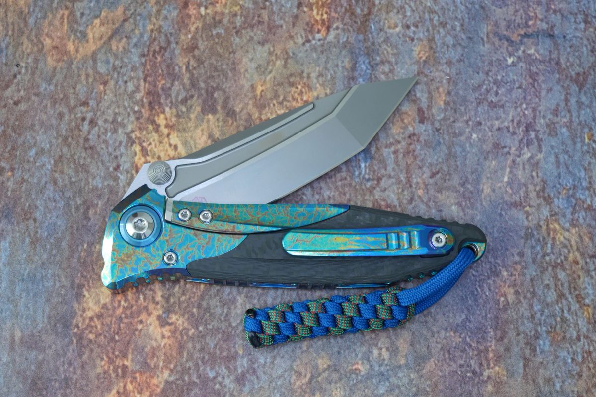 Microtech Socom Bravo: Polished to remove the bead blast then polished ...