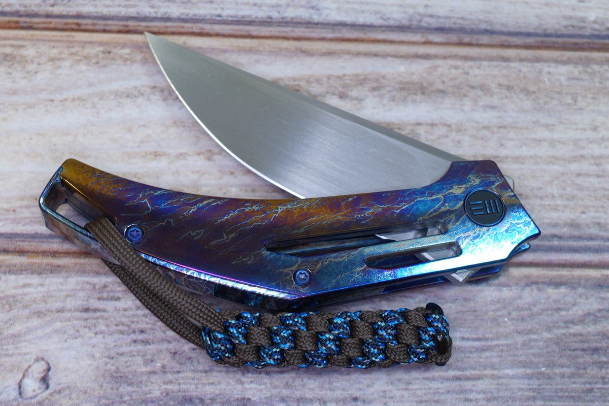 WE Knives Speedliner Titanium: Custom polished and given a great super ...