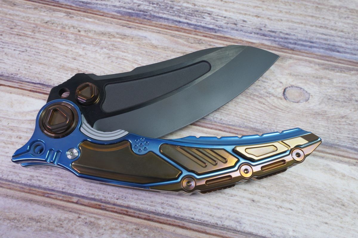 Maxace Titanis Black satin DLC Blade: Scales have been polished and ...