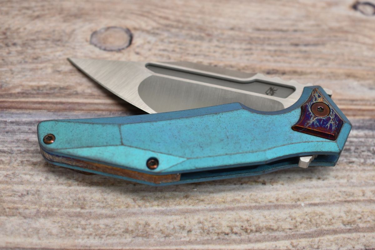 Arcane Design Abyss: Anodized with a multi green background then ...