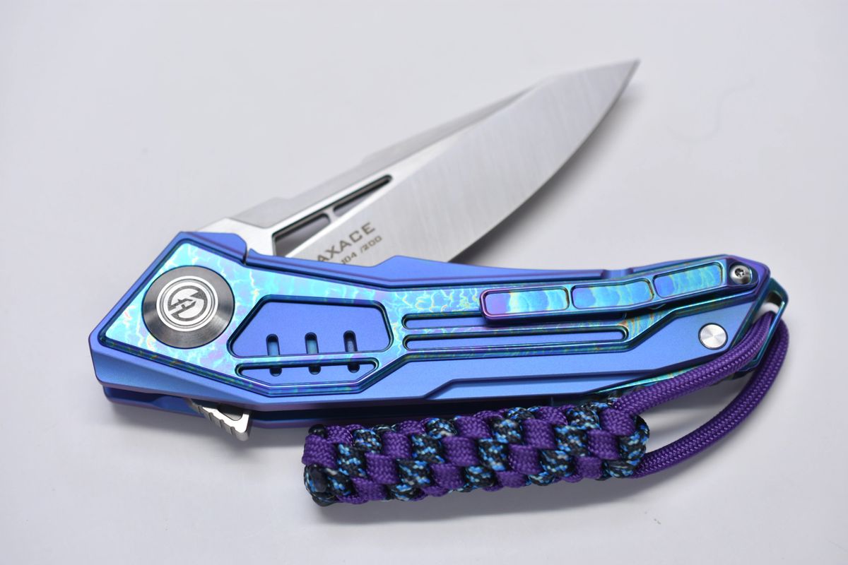 Maxace Tank: Frame has been beed blaste and anodozed high voltage blue ...