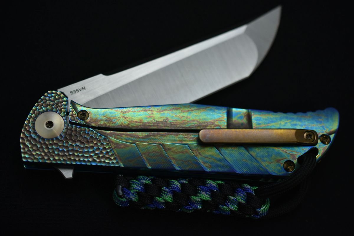 Reate K2: Buffed and given a blue and green background then bronze ...