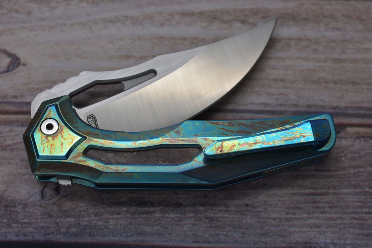 Arcane Design Crypt: Polished anodized high voltage blue and green then ...