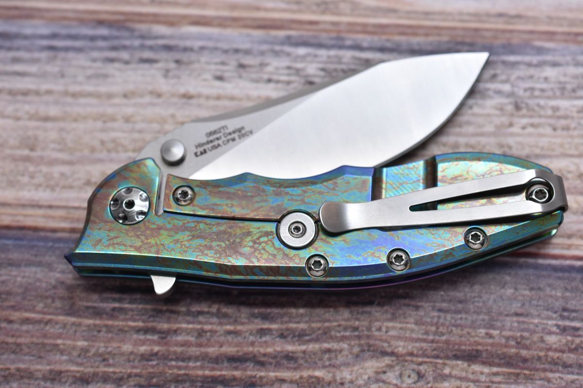 ZT0562TI: Custom buffed and storm anodized with an amazing high voltage ...