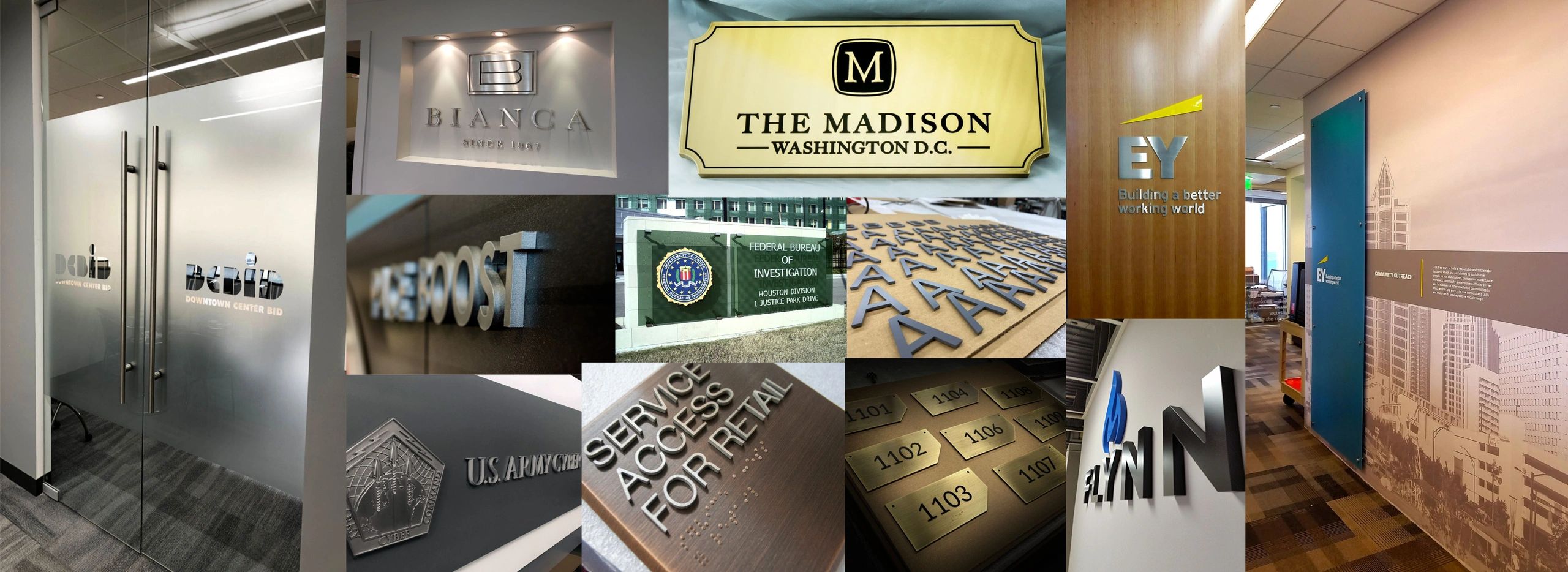 Dimensional Logo Signage DC | 3D Logo Lobby Wall Signage DC | Custom 3D ...