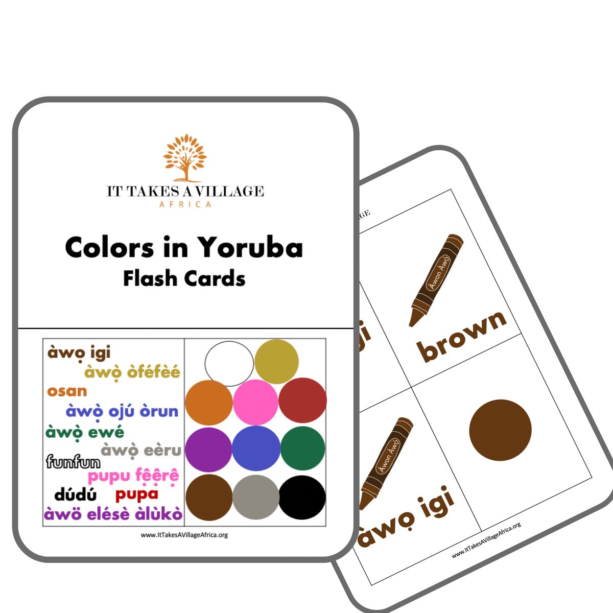 ITAVA Early Education Learning Presents Yoruba Colors| Yoruba Colors ...
