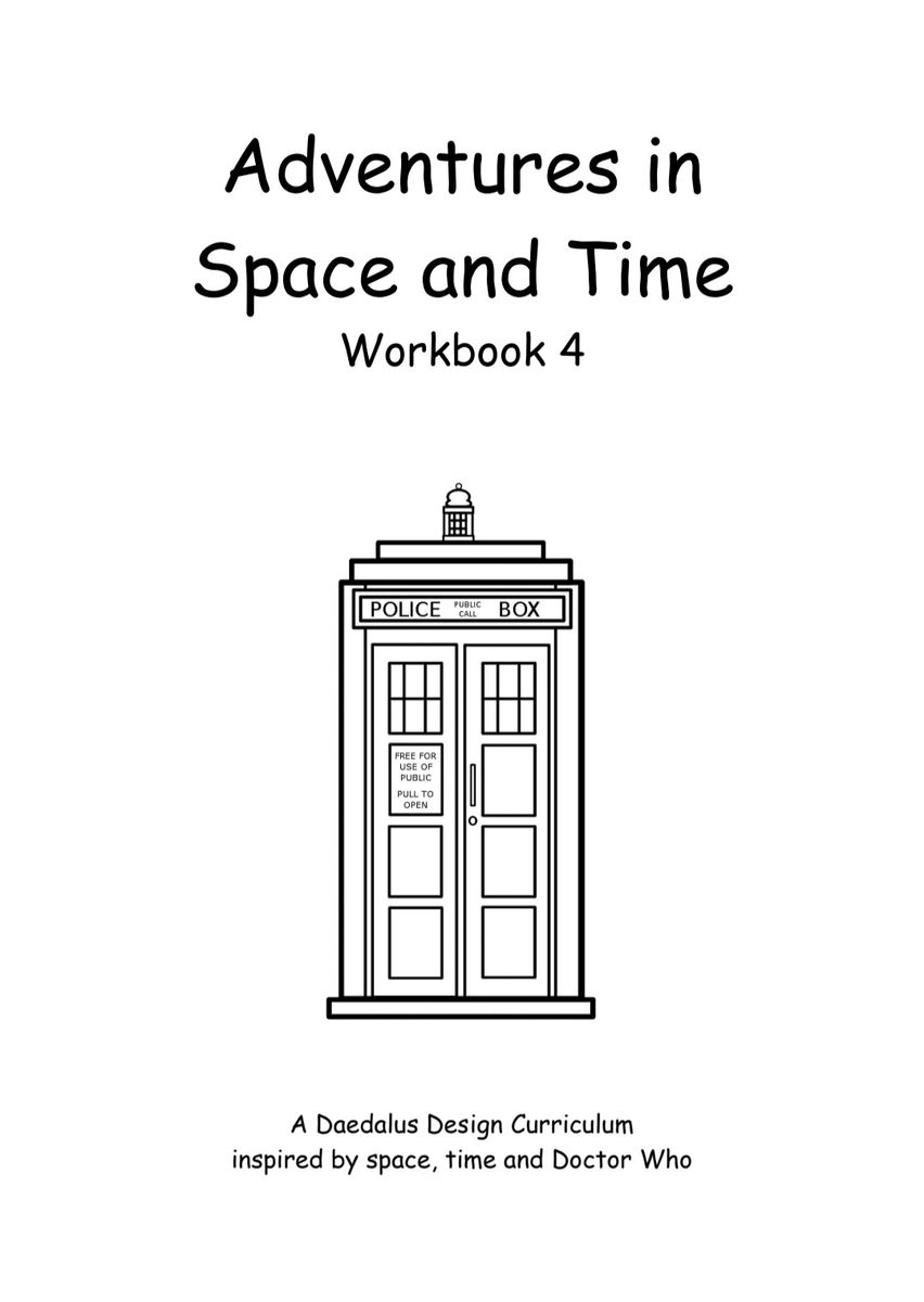 Adventures in Space and Time Workbook 4 (10th Doctor)