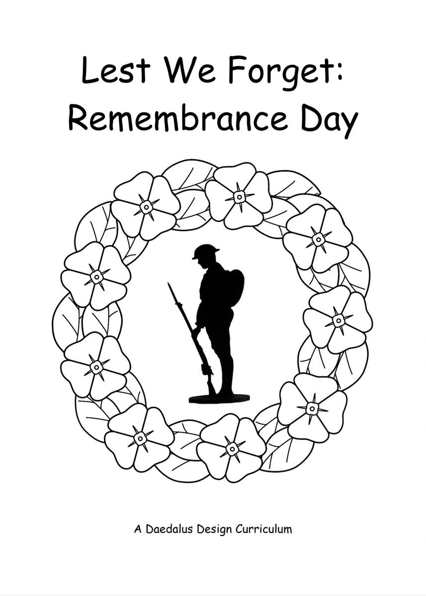 Lest We Forget: Remembrance Day Workbook