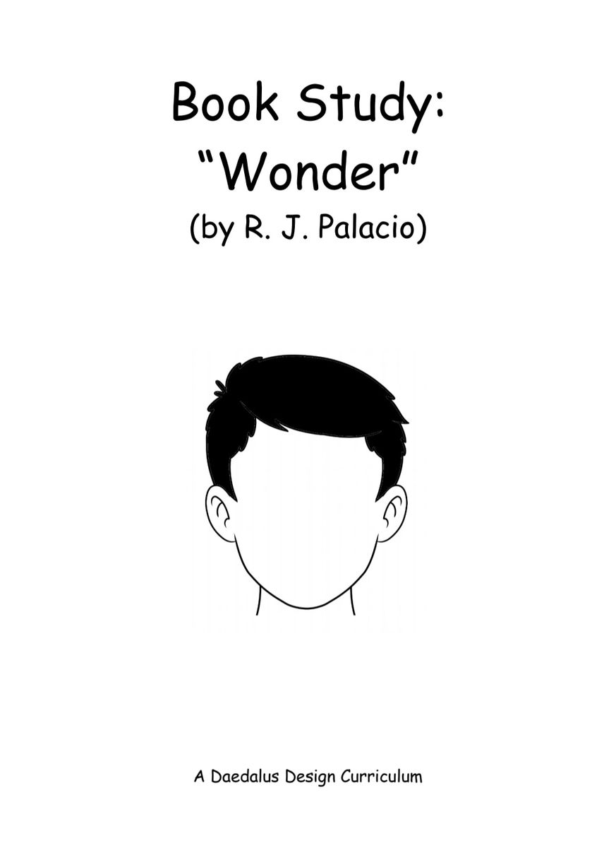 Book Study: Wonder by R.J. Palacio