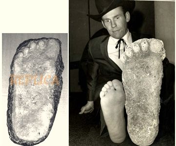 AUTHENTIC BIG FOOT CAST REPLICA 1967 Bluff Creek CA - Roger Patterson ...