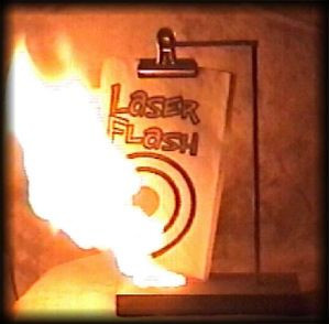 Laser Flash: Remote-Controlled Fire Magic Trick for Dynamic Performances