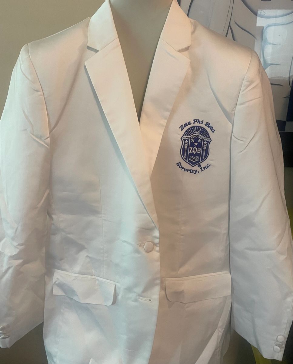 Zeta Phi Beta White Blazer