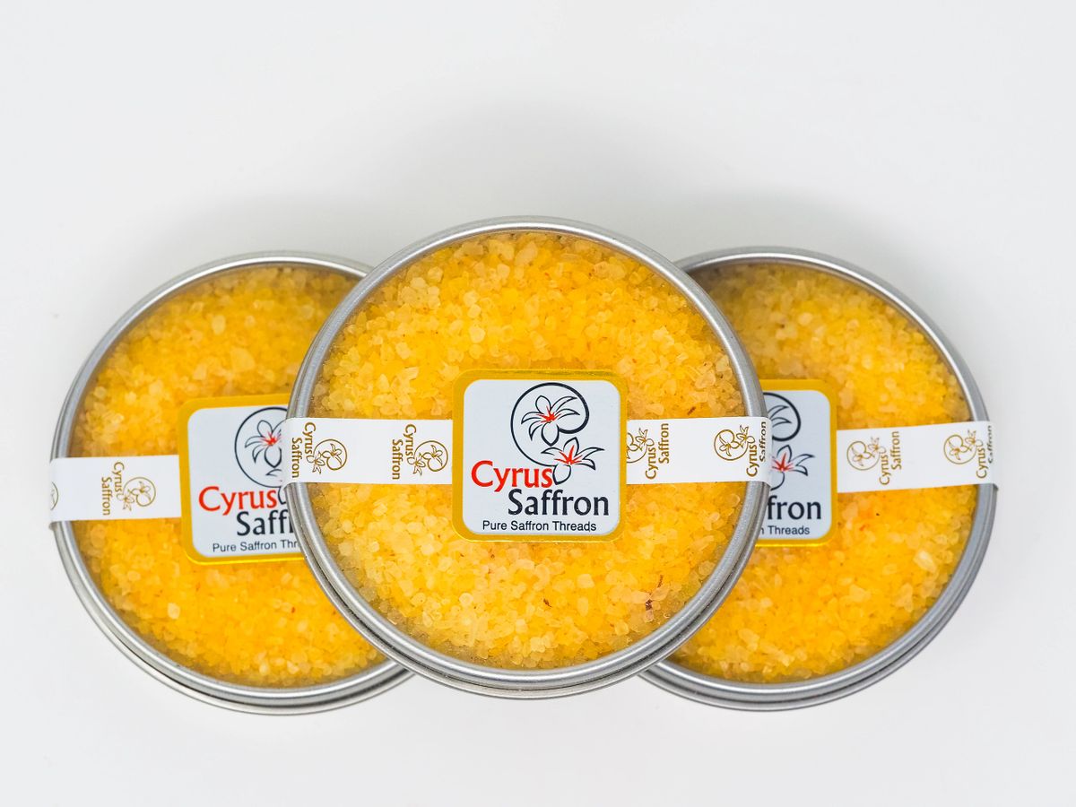 Saffron Sea Salt (3 Ounce) (Pack of 3)