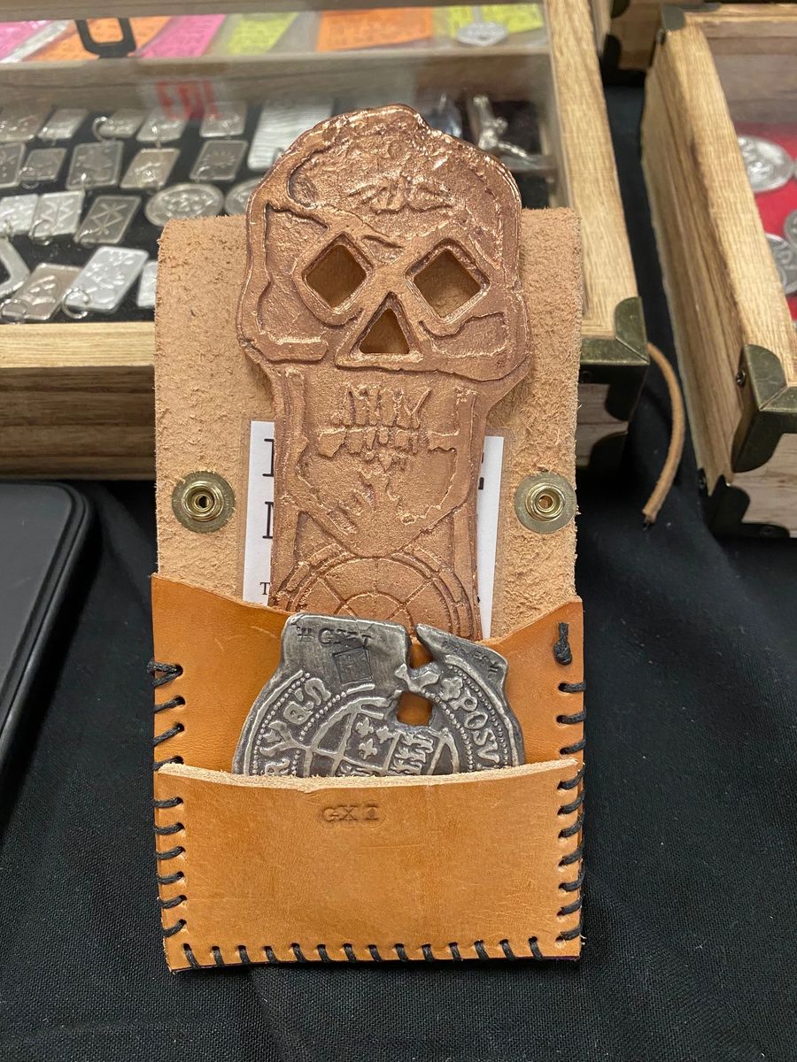Limited Edition Copper bones and silver doubloon set
