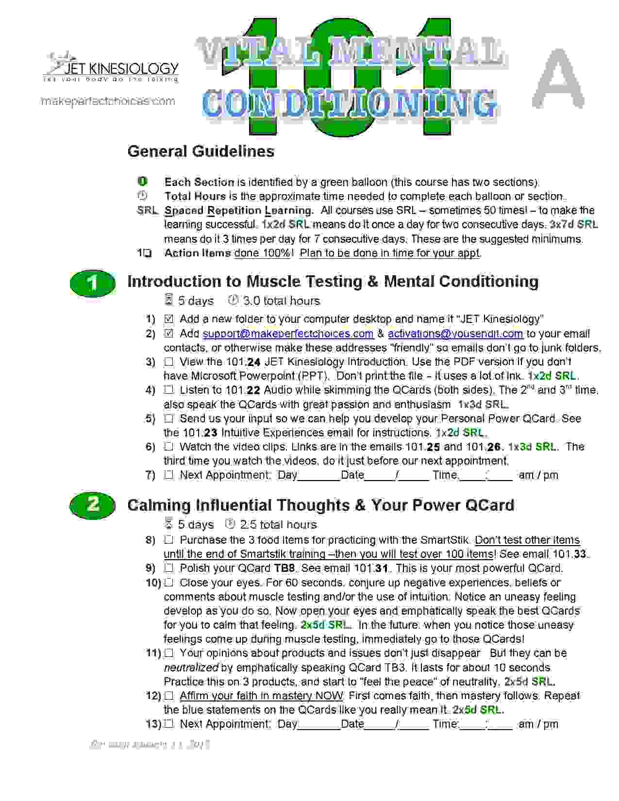 101. Course Syllabus | jetK.life