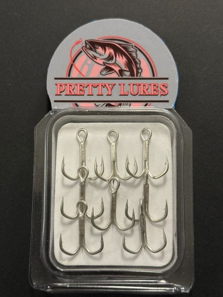 3X Hydra Claw treble hooks 8 pack